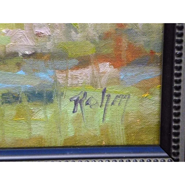 Robert Bob Rohm "Fall Bells" Original Oil on Board Landscape Painting ...