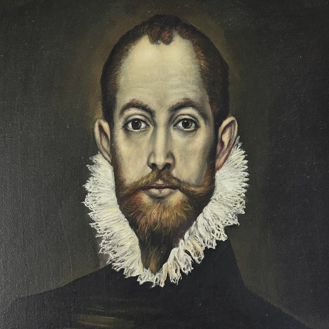 Vintage Mannerist Style Portrait of Nobleman (In the Manner of El Greco ...
