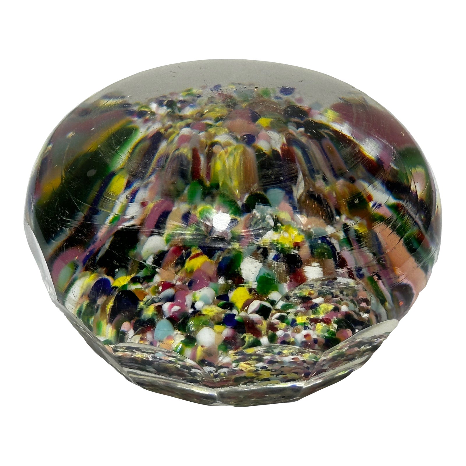 Antique 1850 Traditional Small French Glass Pebble Inclusions ...