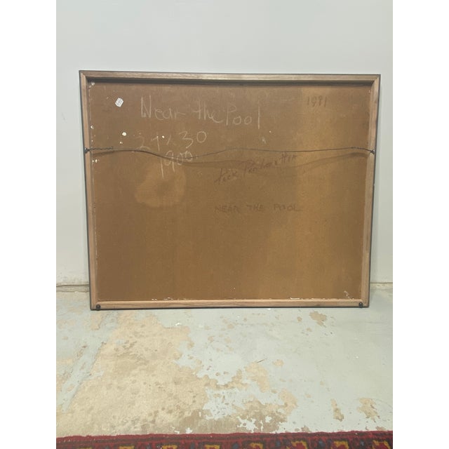 1980s Abstract Figurative Original Oil Painting by Jack Perlmutter ...