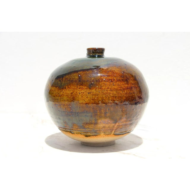 1950s Mid-Century Modern, French Studio Pottery Stoneware Vase | Chairish