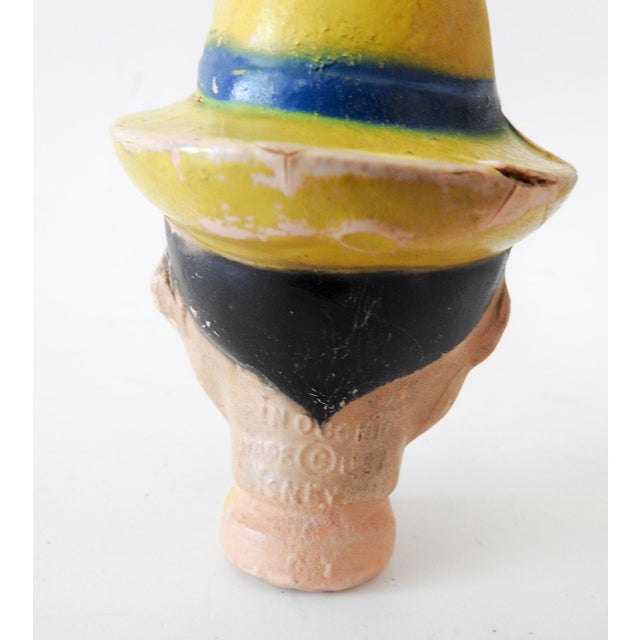 Vintage Pinocchio Hand Puppet Head Walt Disney Sculpture | Chairish