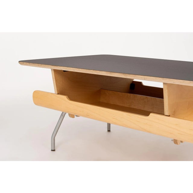 Mid Century Style Plywood Coffee Table by Herman Miller 2000s | Chairish