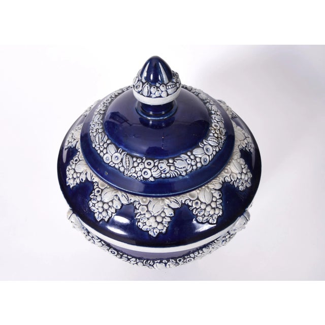 German Porcelain Covered Decorative Piece | Chairish