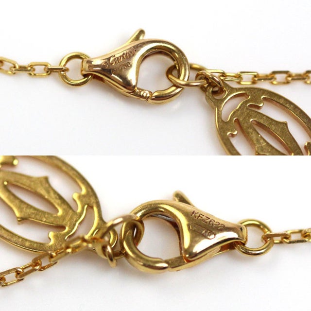 Cartier K18Pg Pink Gold Damour Sm Diamond Necklace B7215700 2.7G 40Cm ...