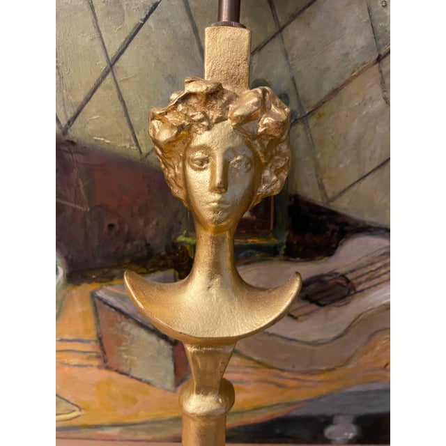 1979 Nelson Rockefeller Collection 'Tete De Femme' Table Lamp, After ...