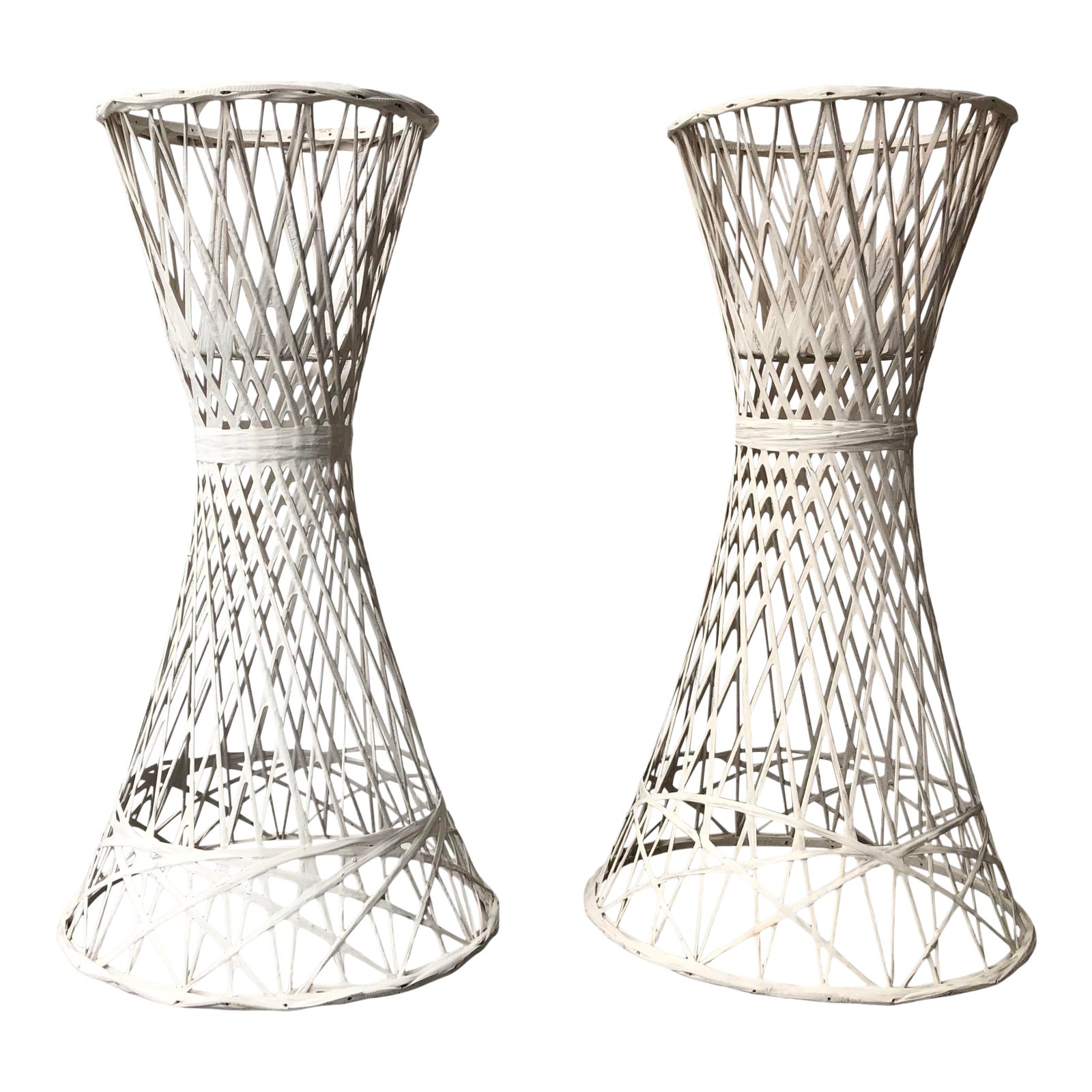 Vintage Mid Century Modern Russell Woodard Spun Fiberglass Plant Stands ...