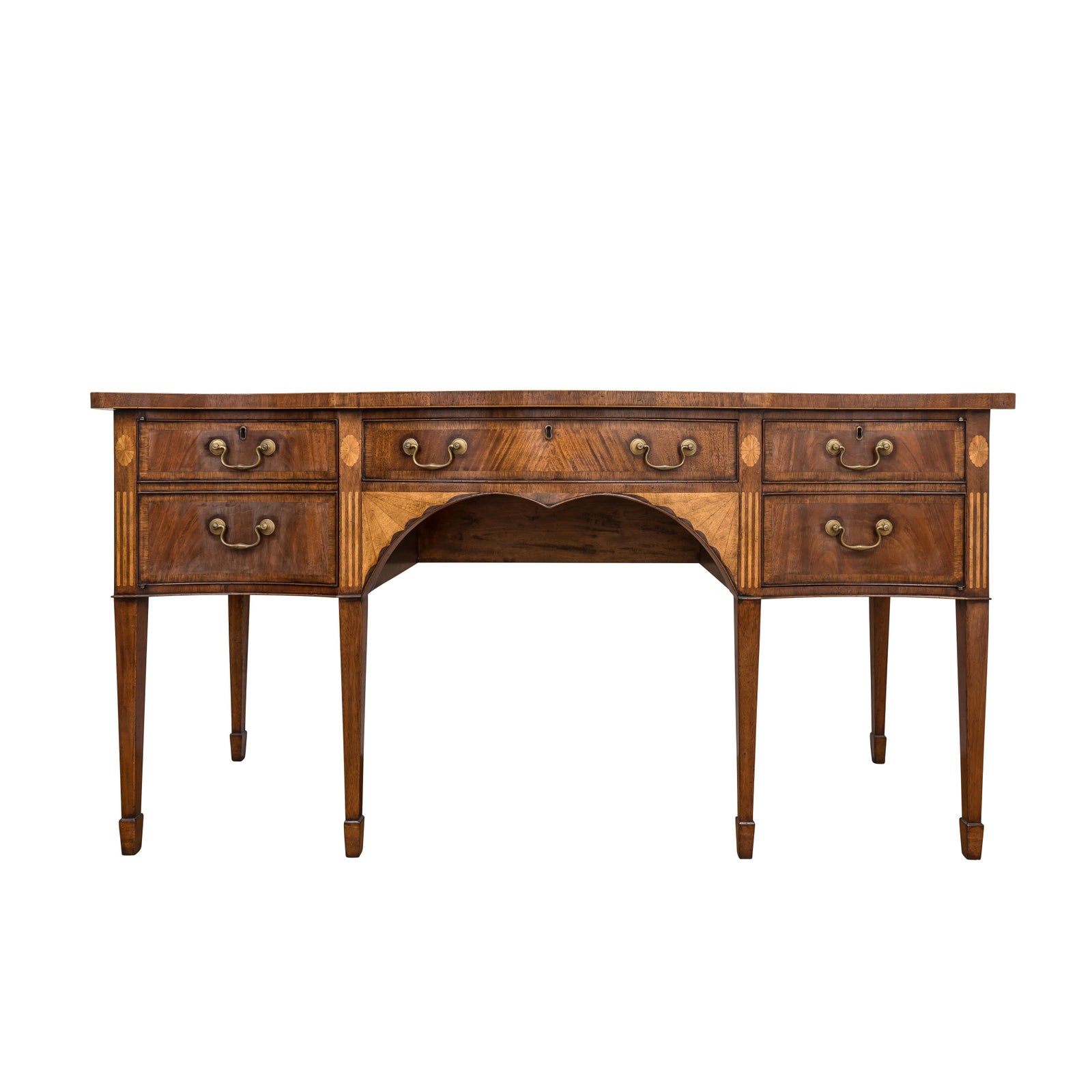 Reproduction 18th C. George III Mahogany Sideboard | Chairish