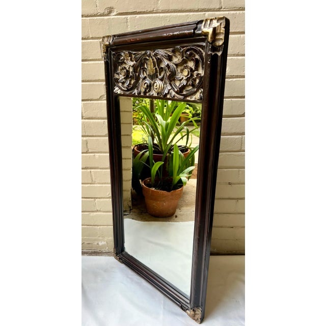 Vintage Belize Panel Mirror by Bombay and Company | Chairish