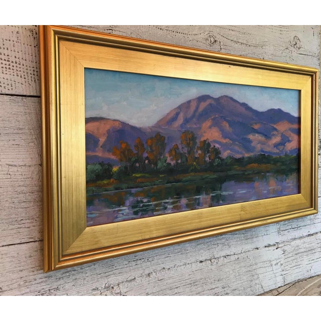 Original Oil Painting Landscape Mount Diablo Morning Light | Chairish