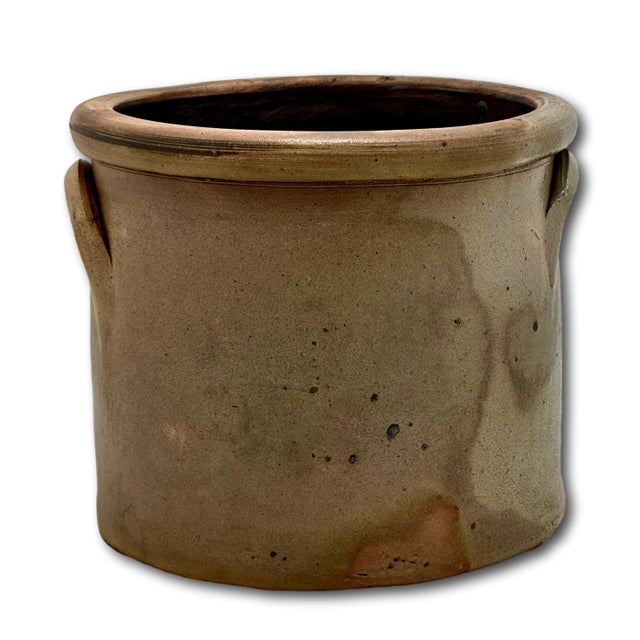 Wonderfully Rustic Small 1 Gallon Size Antique MId 1800s American Blue ...