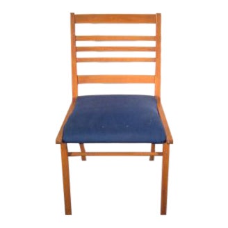 Danish Modern Ladder Back Arm Chair | Chairish