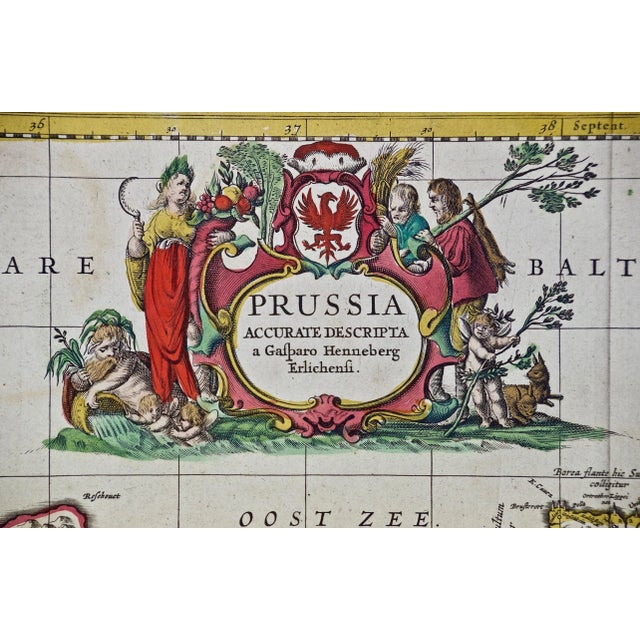 Johannes Janssonius A Hand Colored 17th Century Janssonius Map of ...