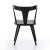 Ripley Dining Chair, Black Oak | Chairish
