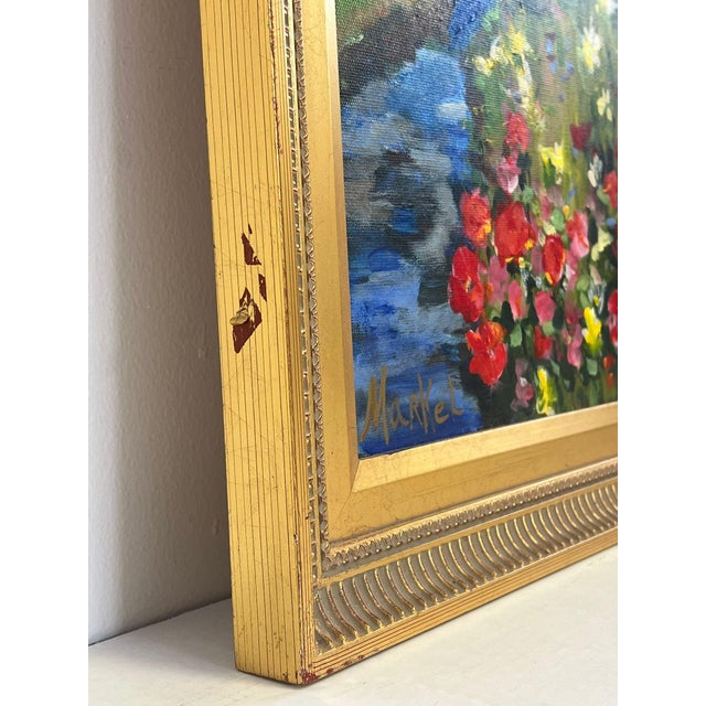 1970s Vintage Mid Century Modern Abstract Impressionist Signed Canvas ...