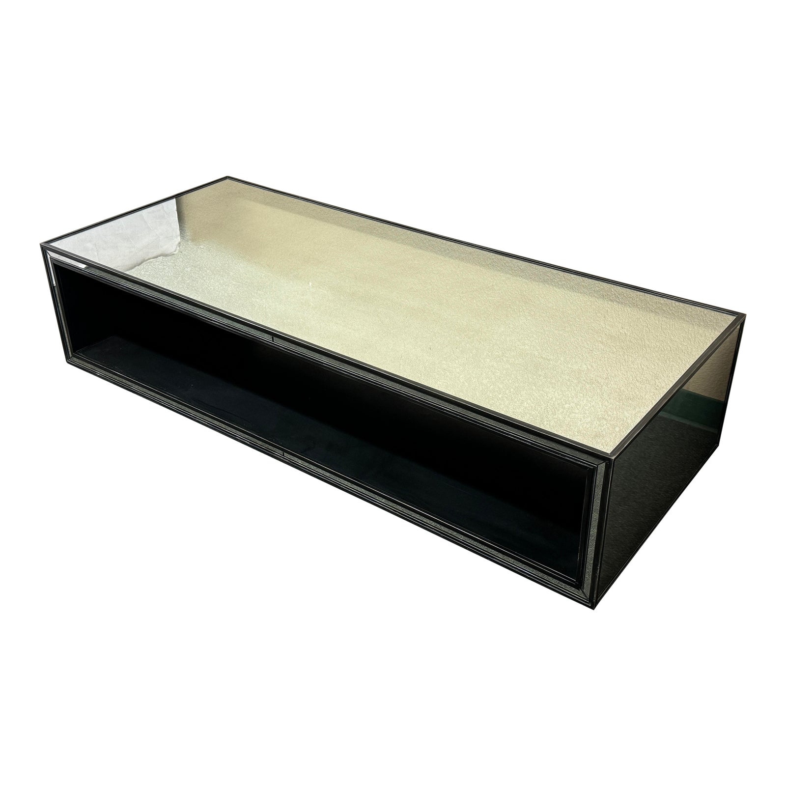 Restoration Hardware Strand Large Mirrored Coffee Table | Chairish