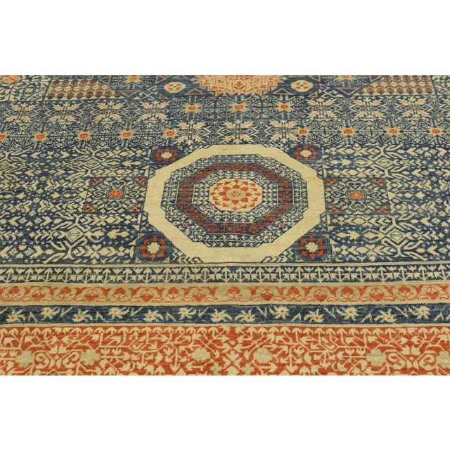 Shabby Chic Mamluk Ron Rust/Rust Wool Rug - 9'9" X 13'6" | Chairish