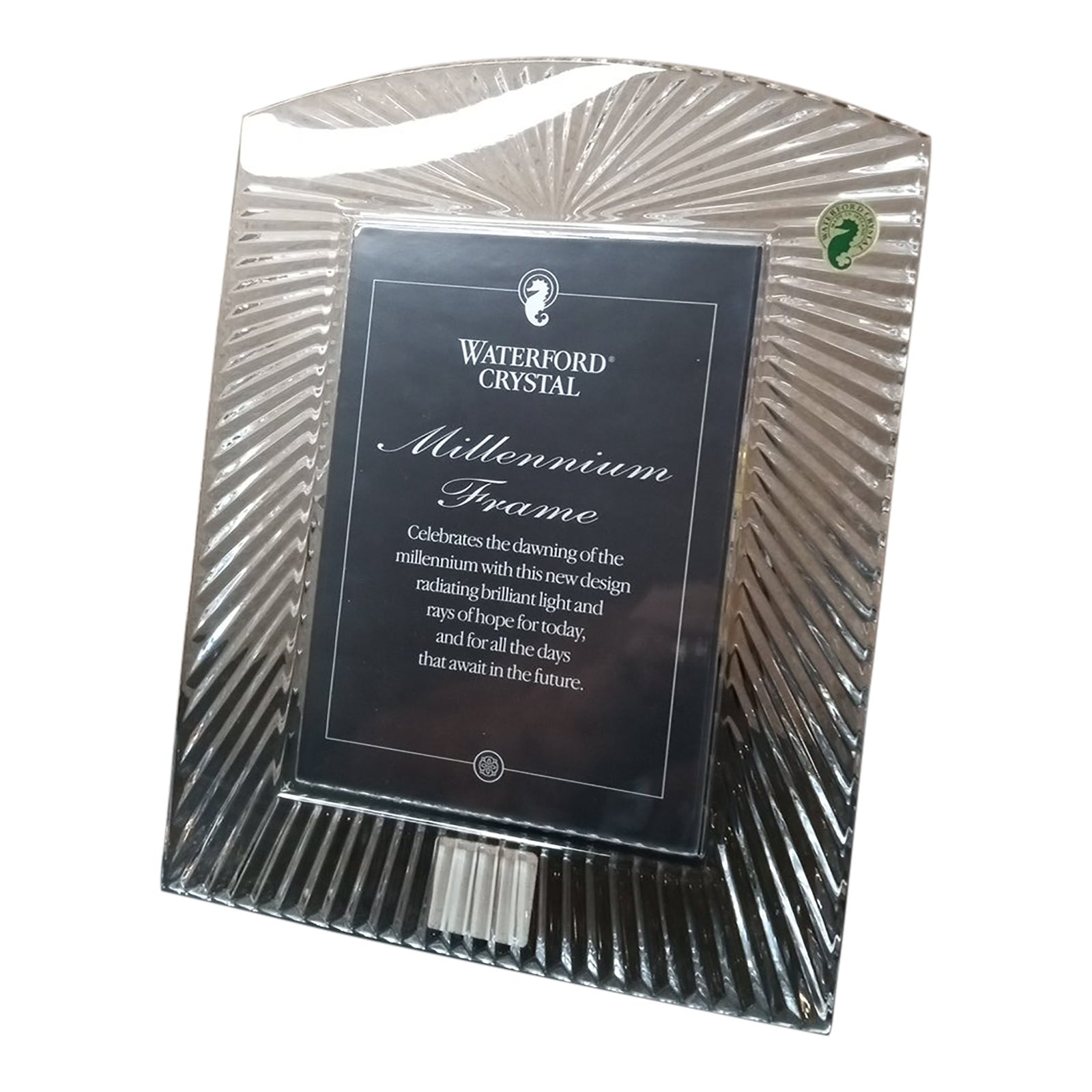 Exquisite Waterford Crystal Millennium Photo Frame | Chairish