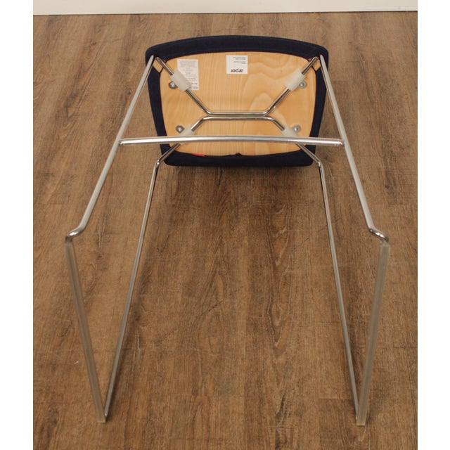 Arper Italian Chrome Base Aava Bar Stools (B) - Set of 4 | Chairish