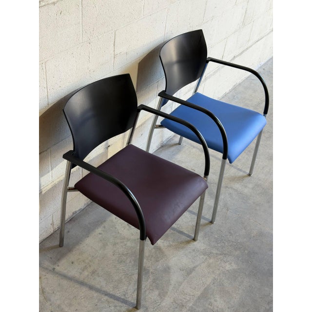 Vintage Dutch Vas Emo Chairs by Krijn Hamelink Set of 2 Postmodern ...