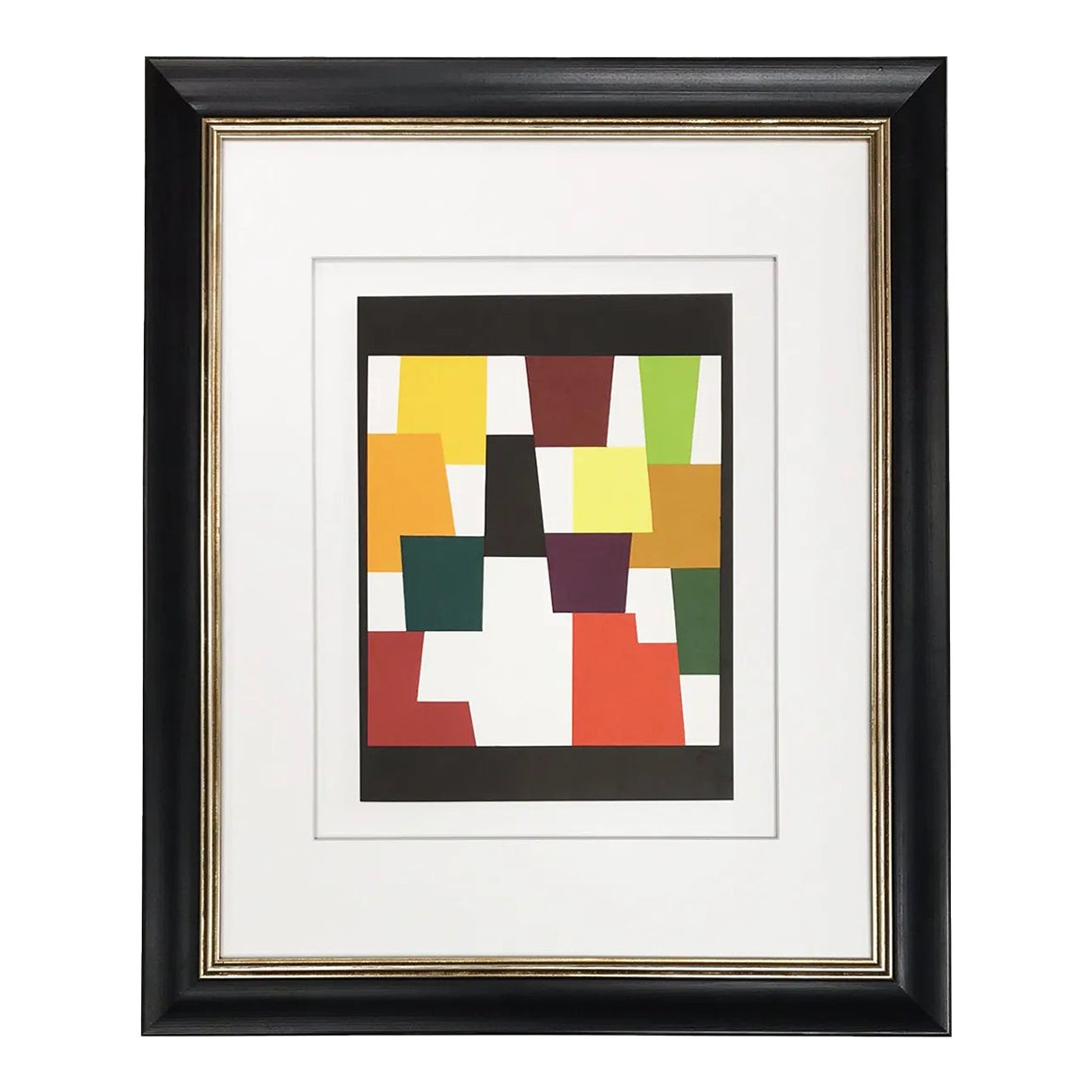 Yaakov Agam Original Lithograph 1 XXe Siecle 1980 Framed | Chairish
