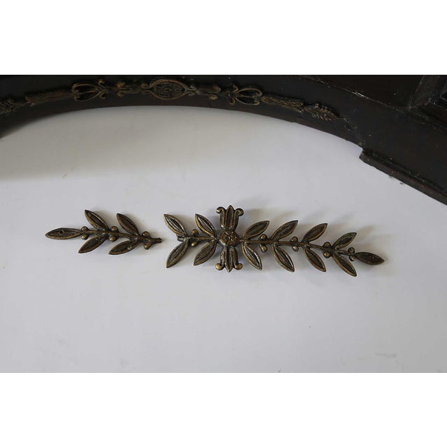 Mid 19th Century Antique Round Empire Pedestal Vitrine Table | Chairish