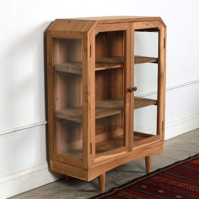 Contemporary Rendition of an Art Deco Style Display/Bookcase in Mango ...