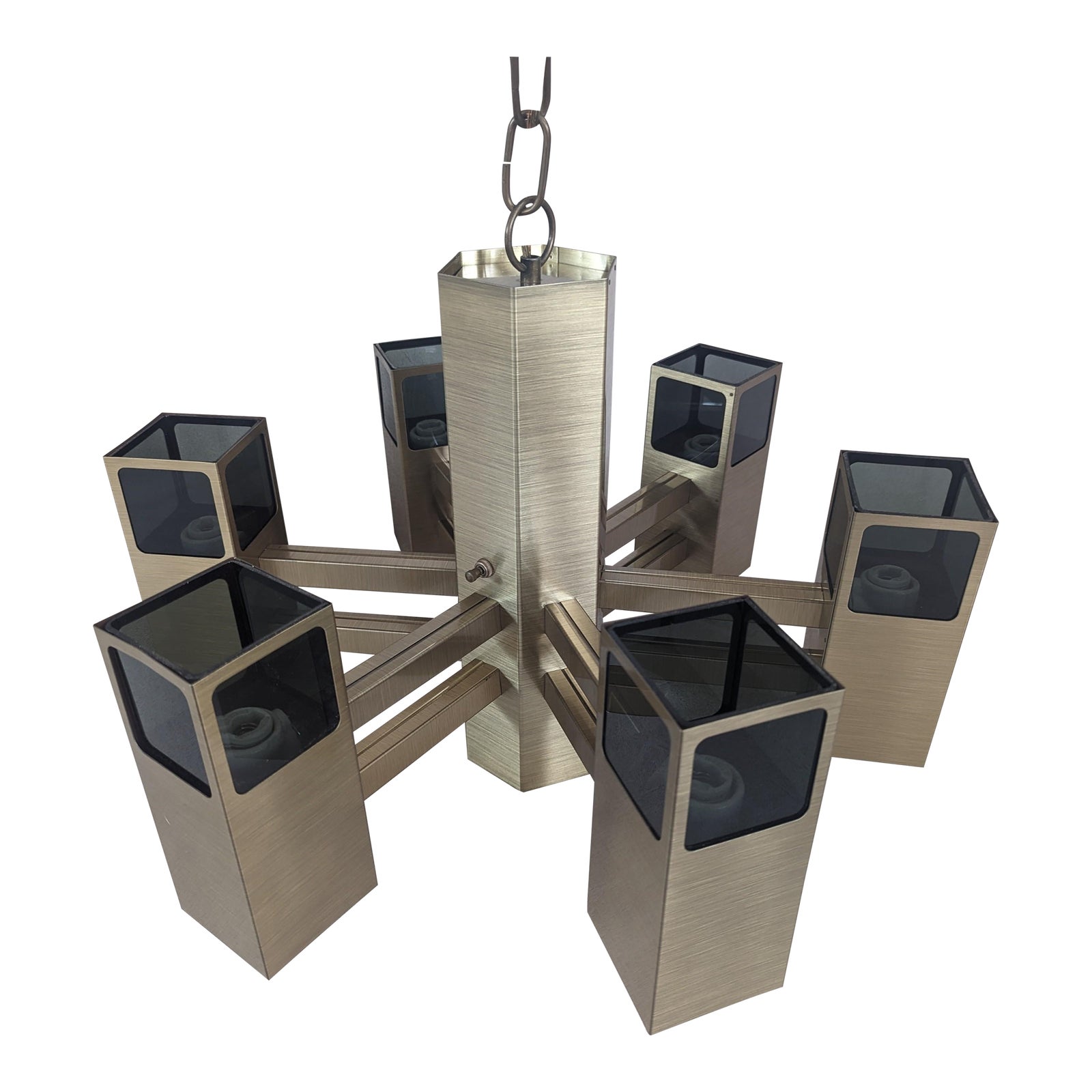 Frederick Raymond Mid Century Modern Chandelier | Chairish