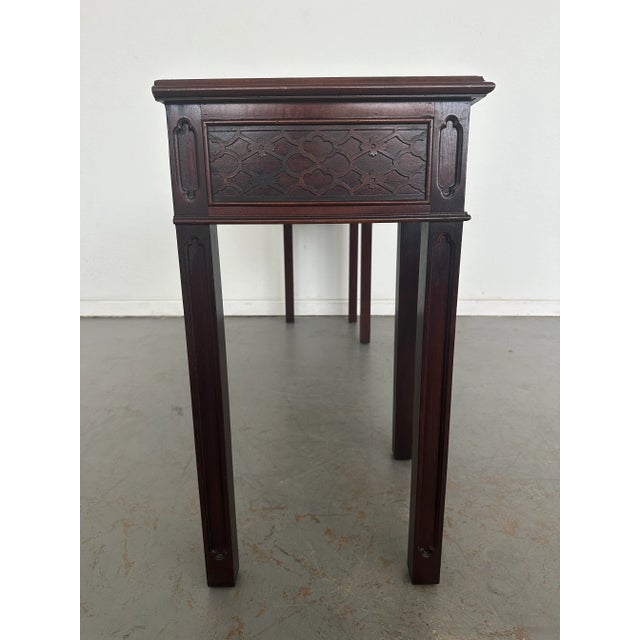 1980s Vintage Century Furniture Mahogany Console Table | Chairish