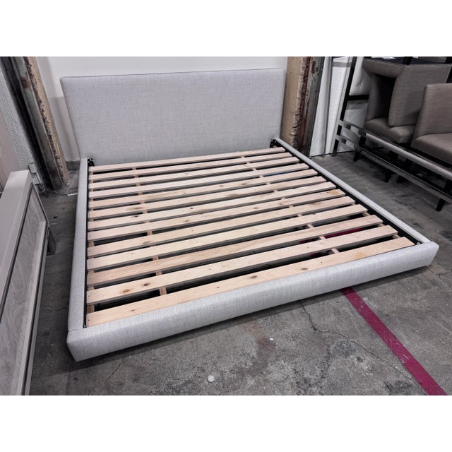 Eastern King Custom Design Bed Frame | Chairish