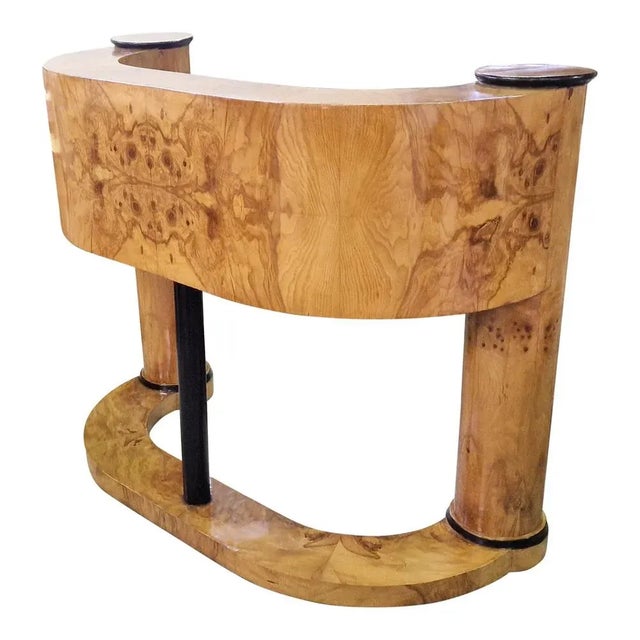 Art Deco Birch Desk | Chairish