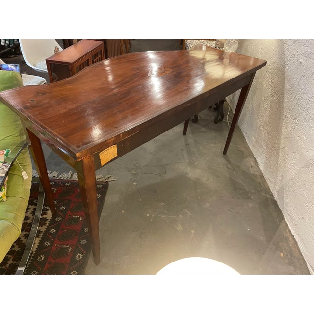 Early 19th Century Sheraton Period Breakfront Table | Chairish