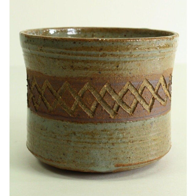 1980s Native American Pottery Cachepot Signed Grace Thorpe | Chairish
