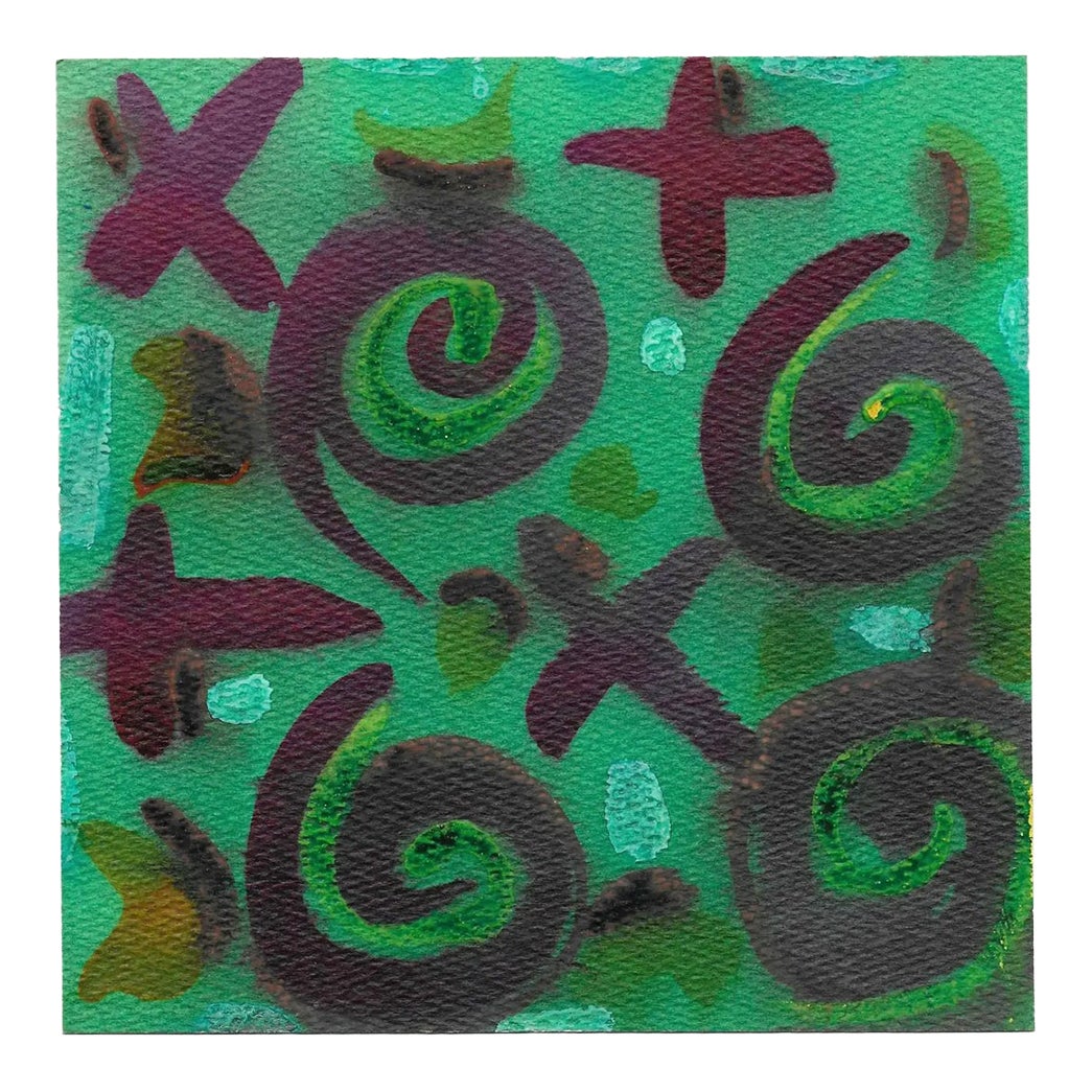 1960s Frank Wallace Abstract Painting | Chairish