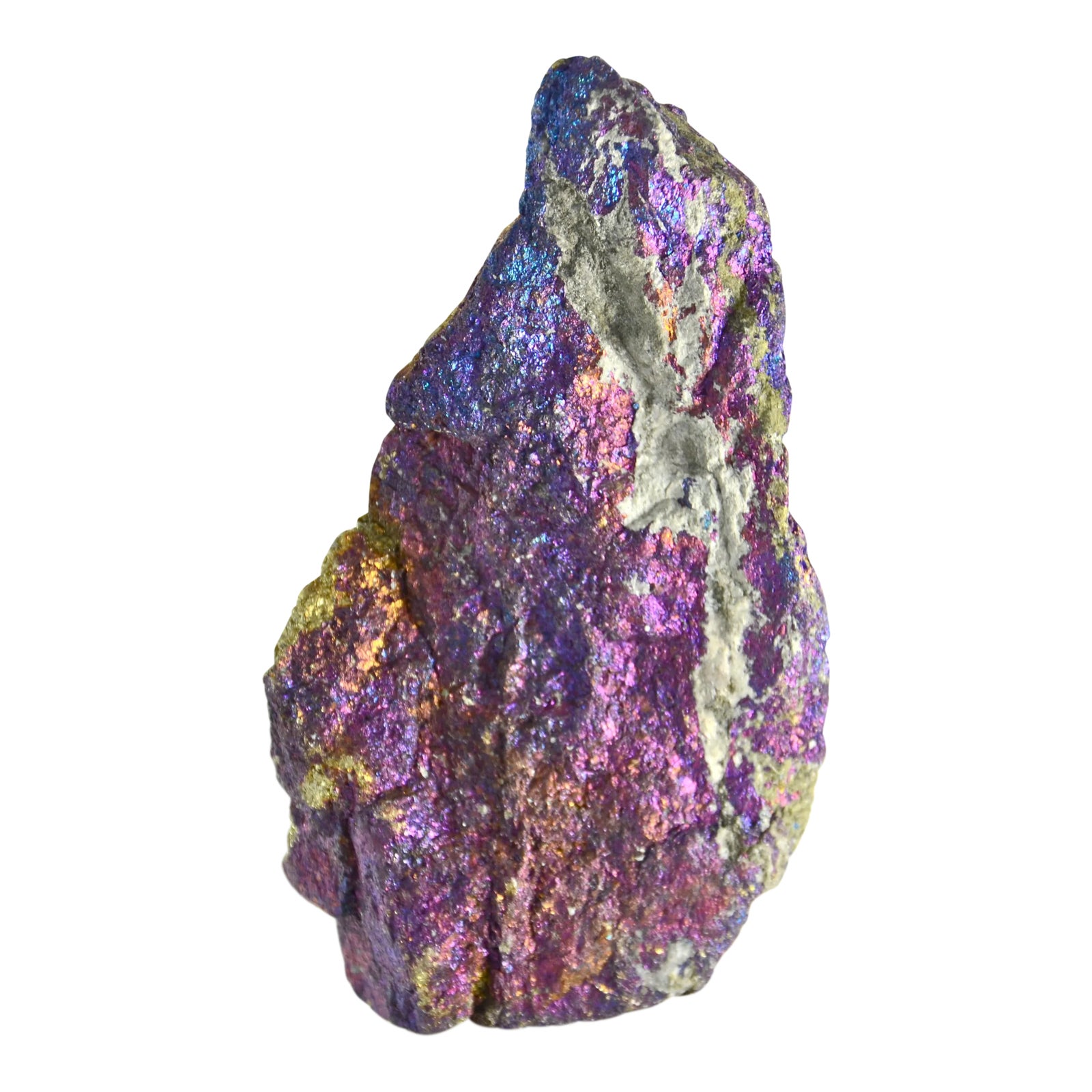 Natural Peacock Ore Tower Specimen | Chairish