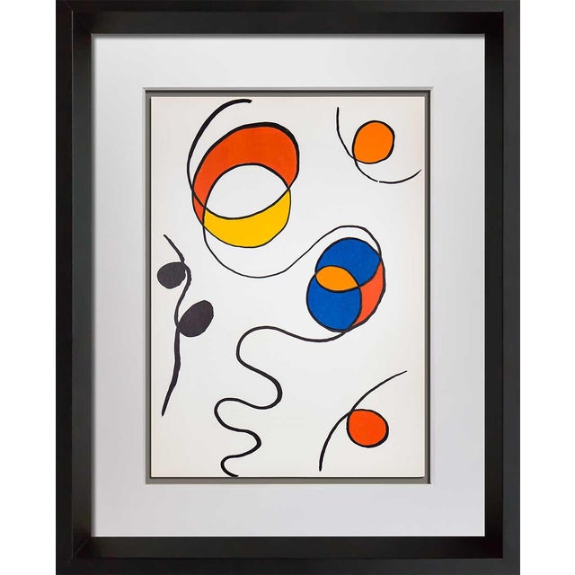 1968 Alexander Calder Limited Edition | Color W/Frame Included | Chairish
