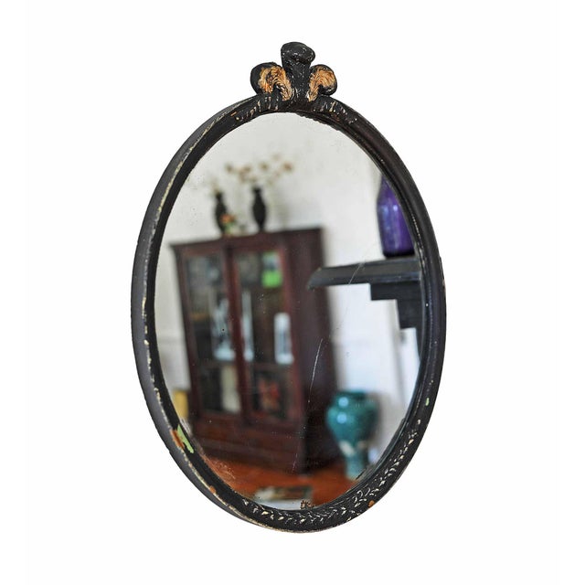 Antique French Round Mirror | Chairish