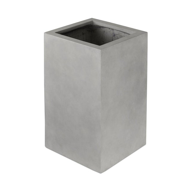 Four Hands Kiro Planter - Natural Grey Concrete, Tall | Chairish