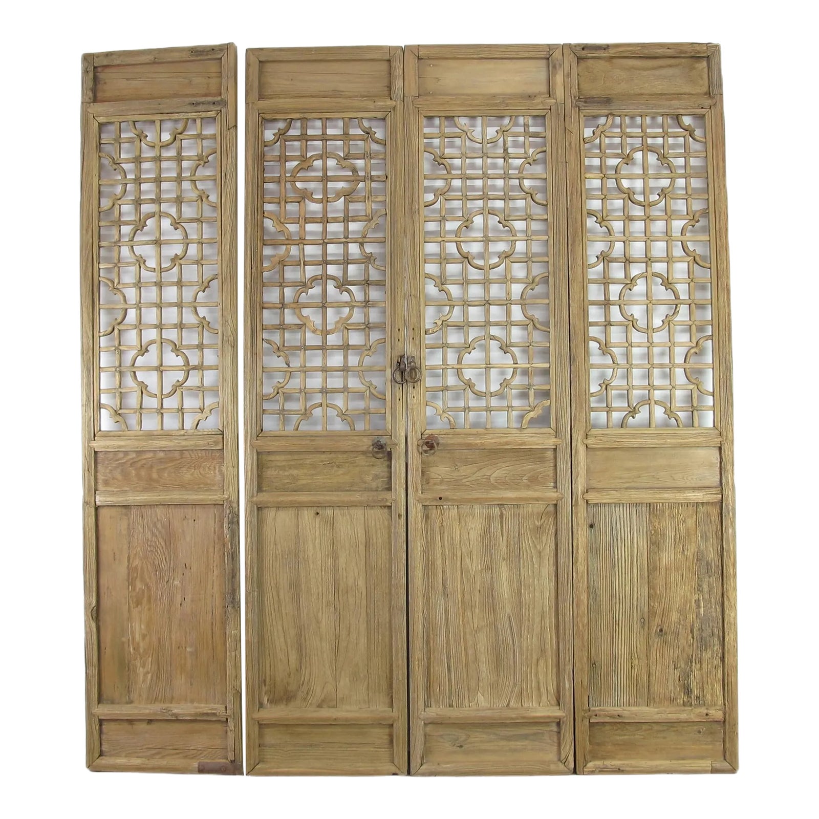 Set of 4 Antique Farmer Screen Door Panels | Chairish