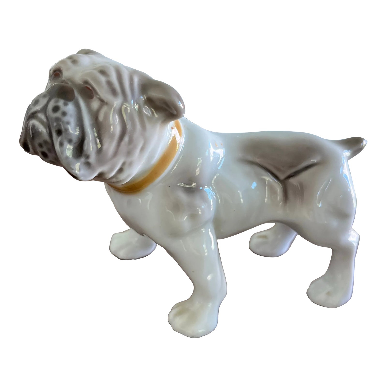1960s Vintage English Bulldog Figurine | Chairish