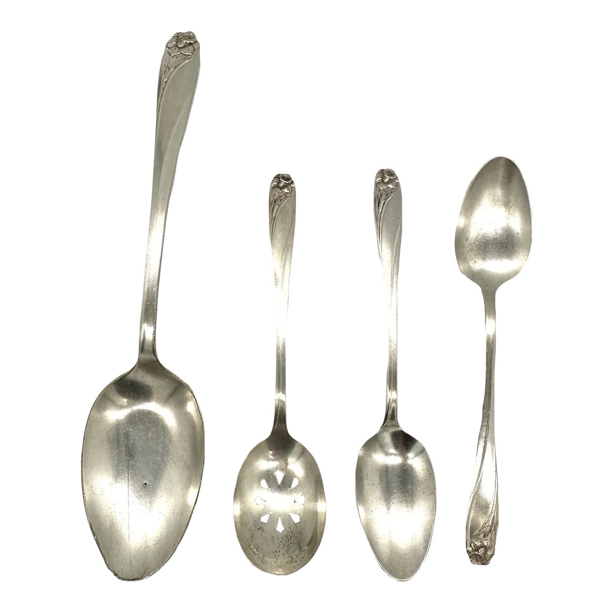 1950s Daffodil Silverware by International Silver Signed 1847 by ...