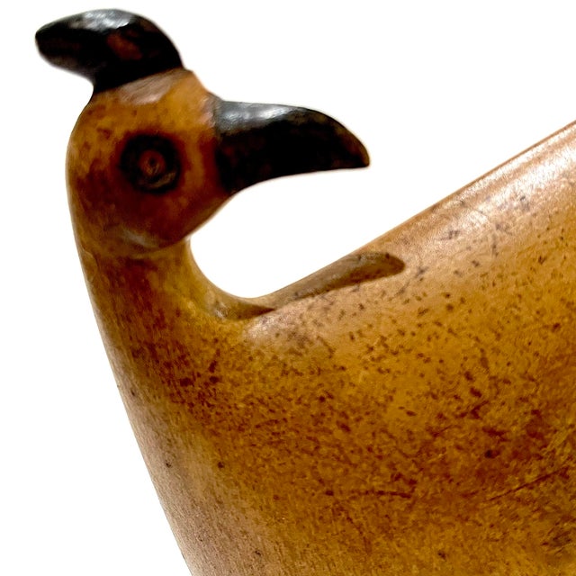 Mid-Century Modern Carved Game Hens - Set of 3 | Chairish