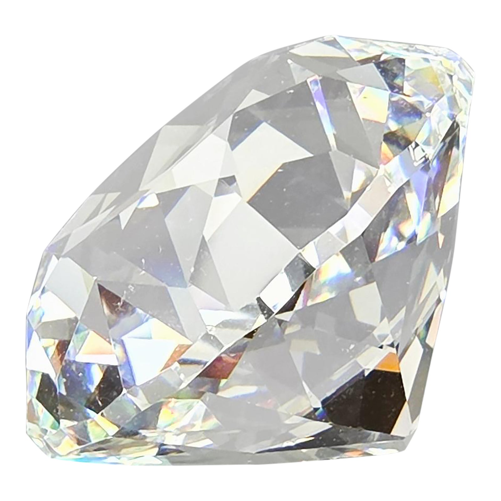 Vintage Original Crystal Swarovski Signed Chaton Diamond on Mirrored ...