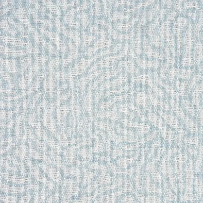 Sample - Schumacher Cora Fabric in Sky | Chairish
