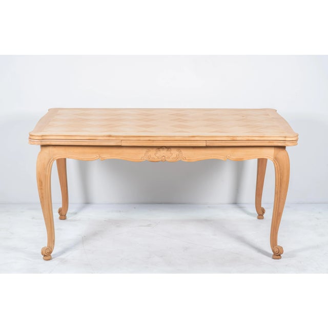 French Louis XV Style Oak Dinning Table | Chairish