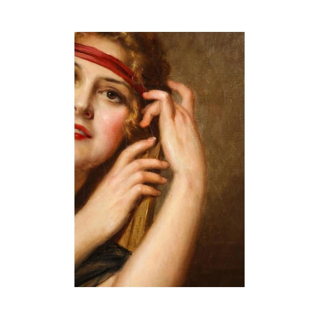 Late 19th Century Francois Martin Kavel French Portrait of an Elegant ...