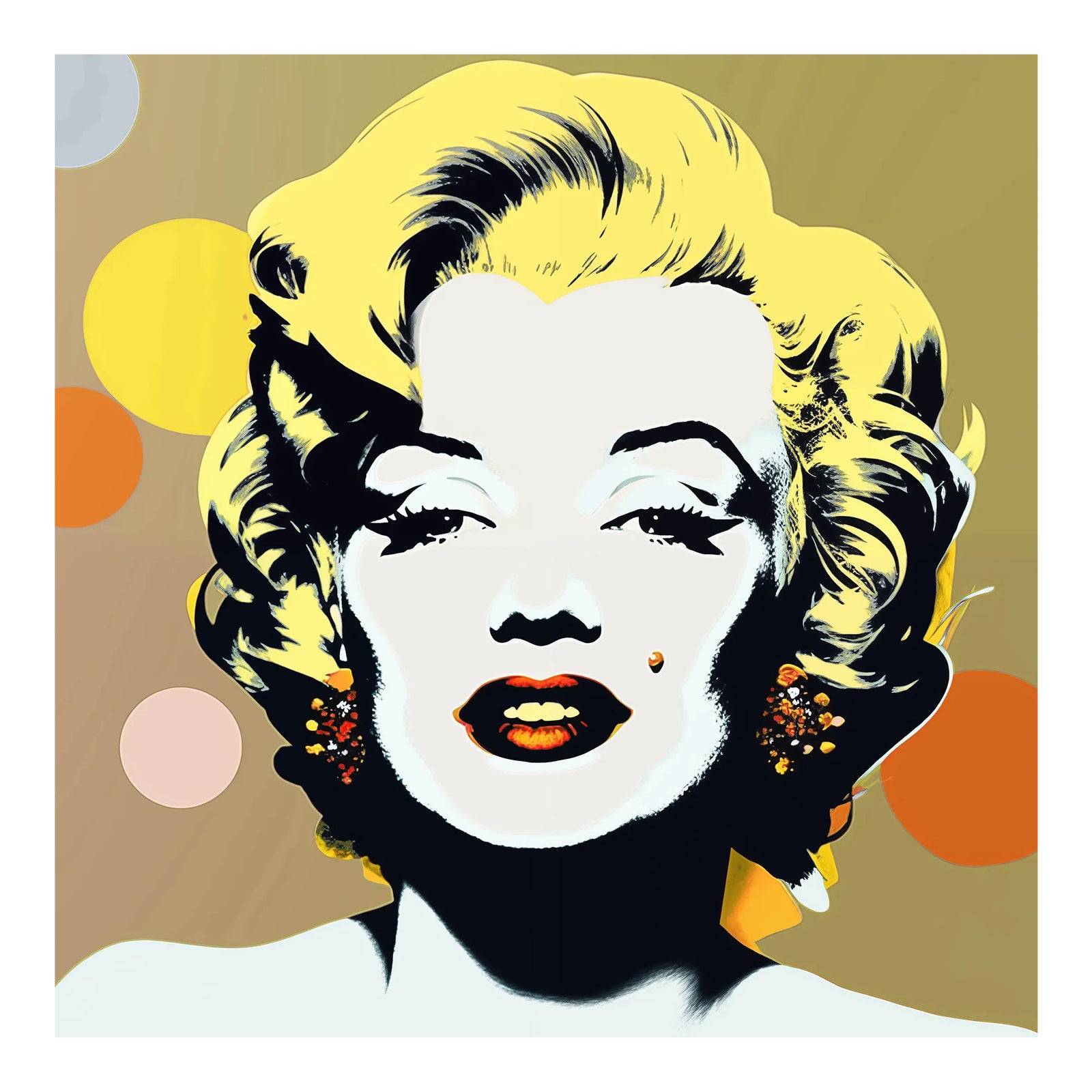'Maryline Monroe' Pop Art Fine Art Print by Diane Grant Studio | Chairish