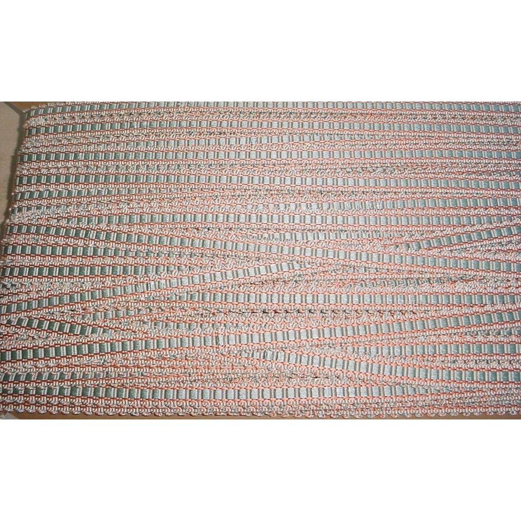Scalamandre Soucher in Dusty Coral, Copenhagen Blue - Silk Braid Gimp ...