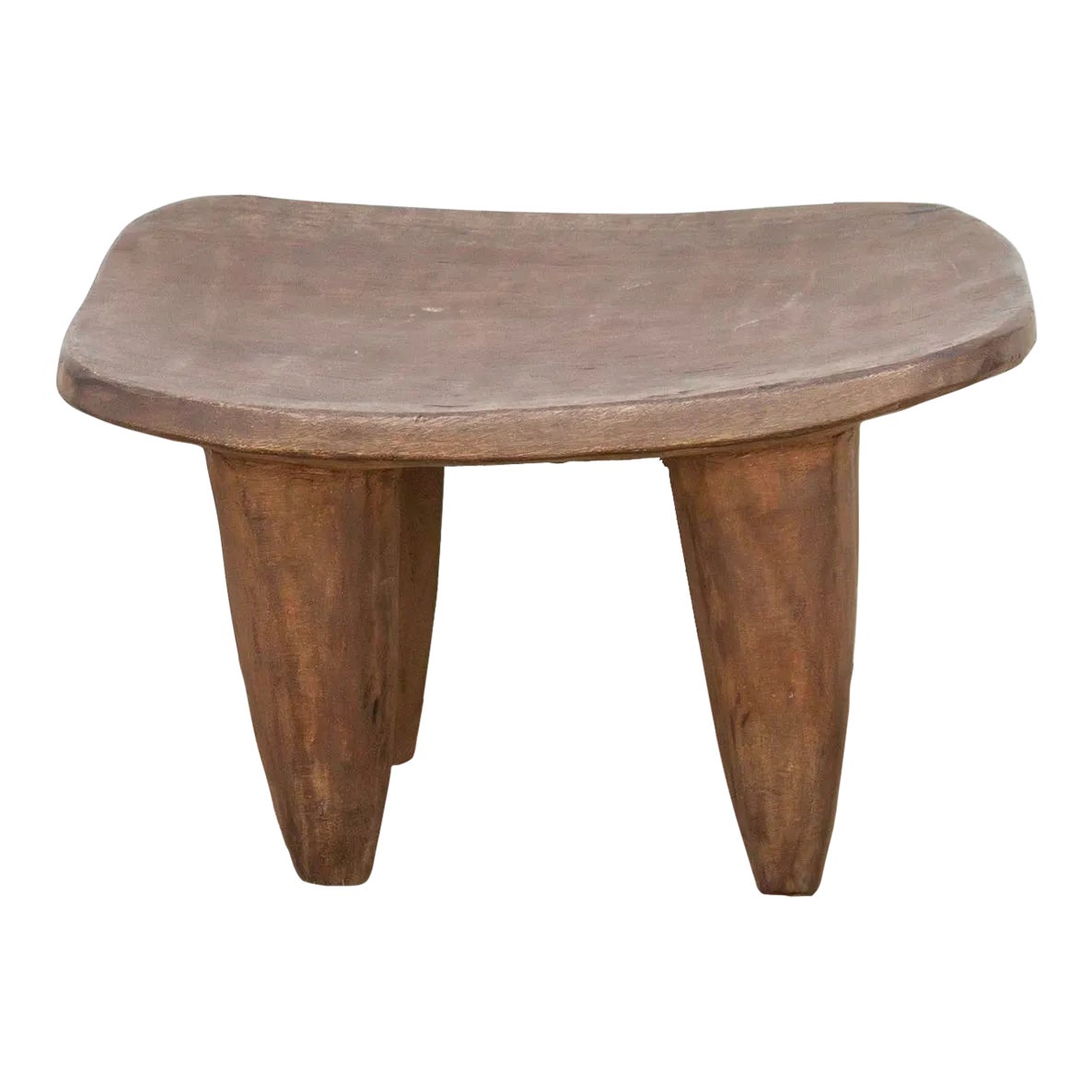 Primitive Handcarved African Ceremonial Stool | Chairish