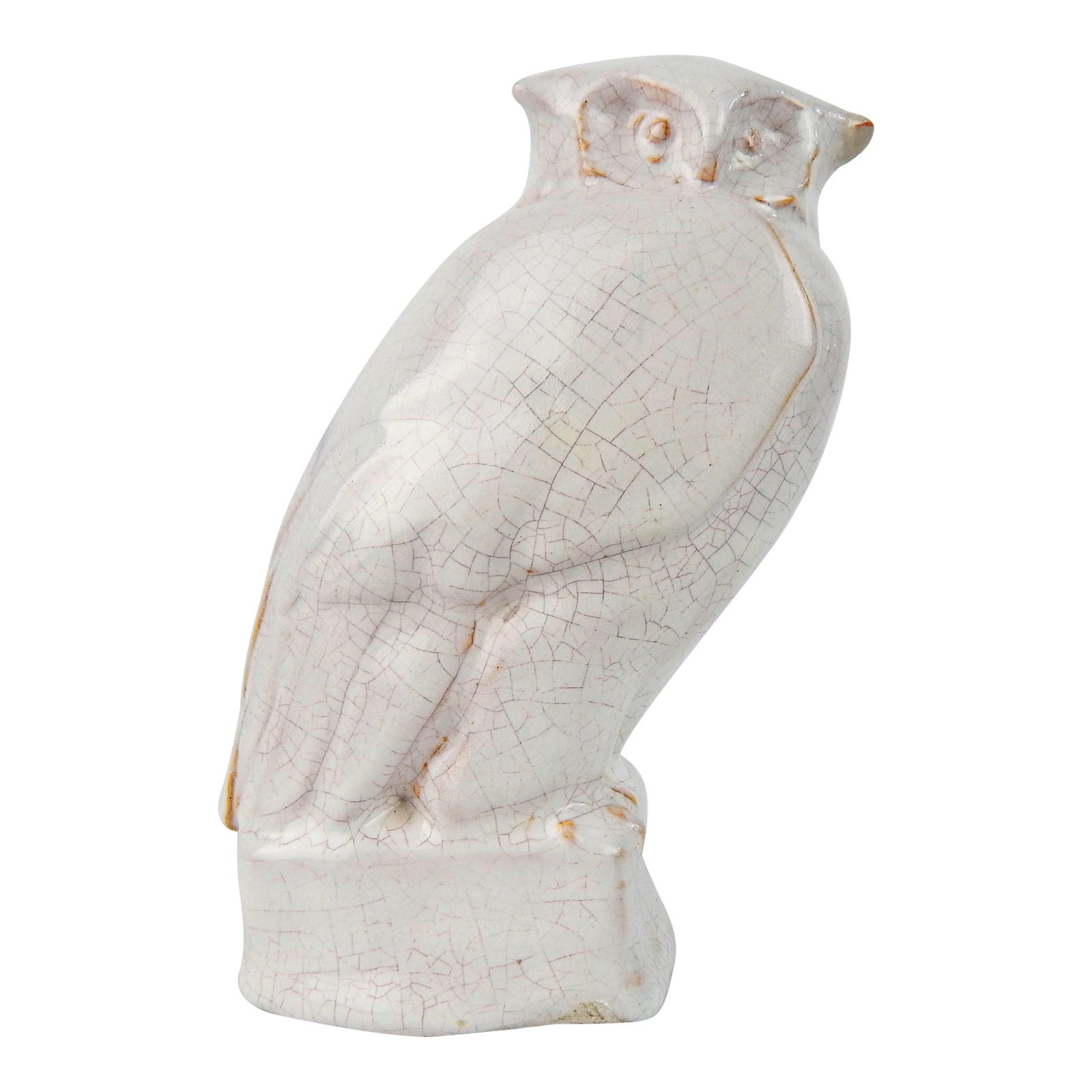 Owl Figure Art Pottery | Chairish